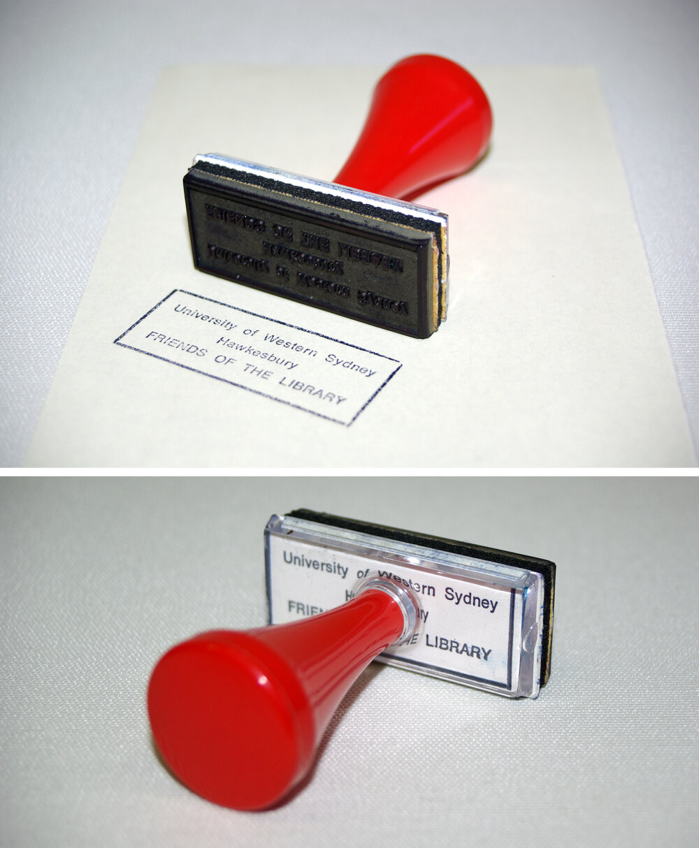 Rubber Stamp - Friends of the Library [University of Western Sydney ...